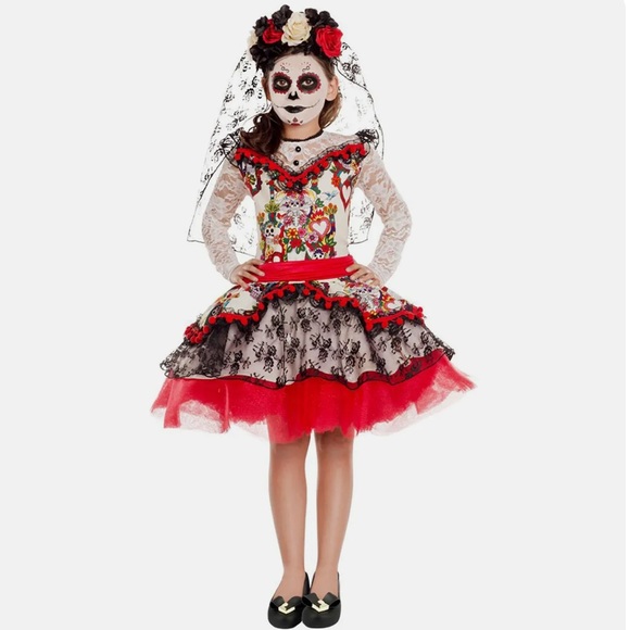 Yandy | Costumes | Yandy Party King La Novia Child Day Of The Dead ...